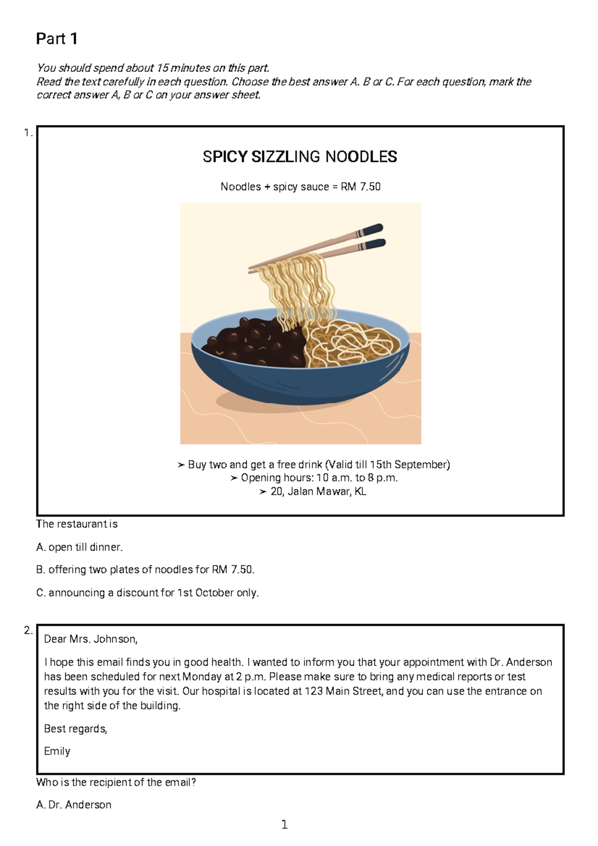 English (UASA) F1 Paper 2 Revision Notes for 2024 - Studocu