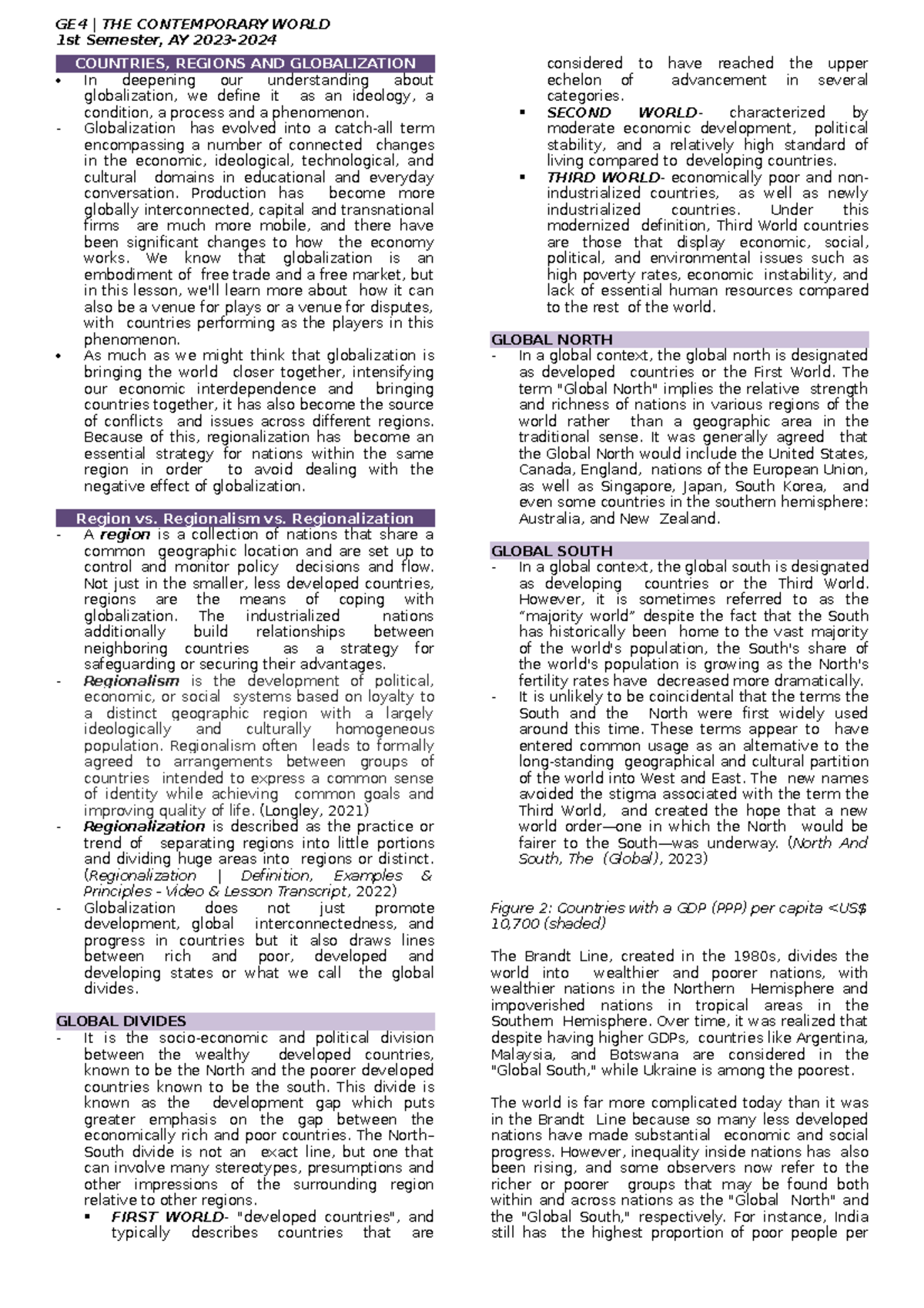 Lesson 5: Understanding Globalization and Regional Dynamics (1st Sem AY ...