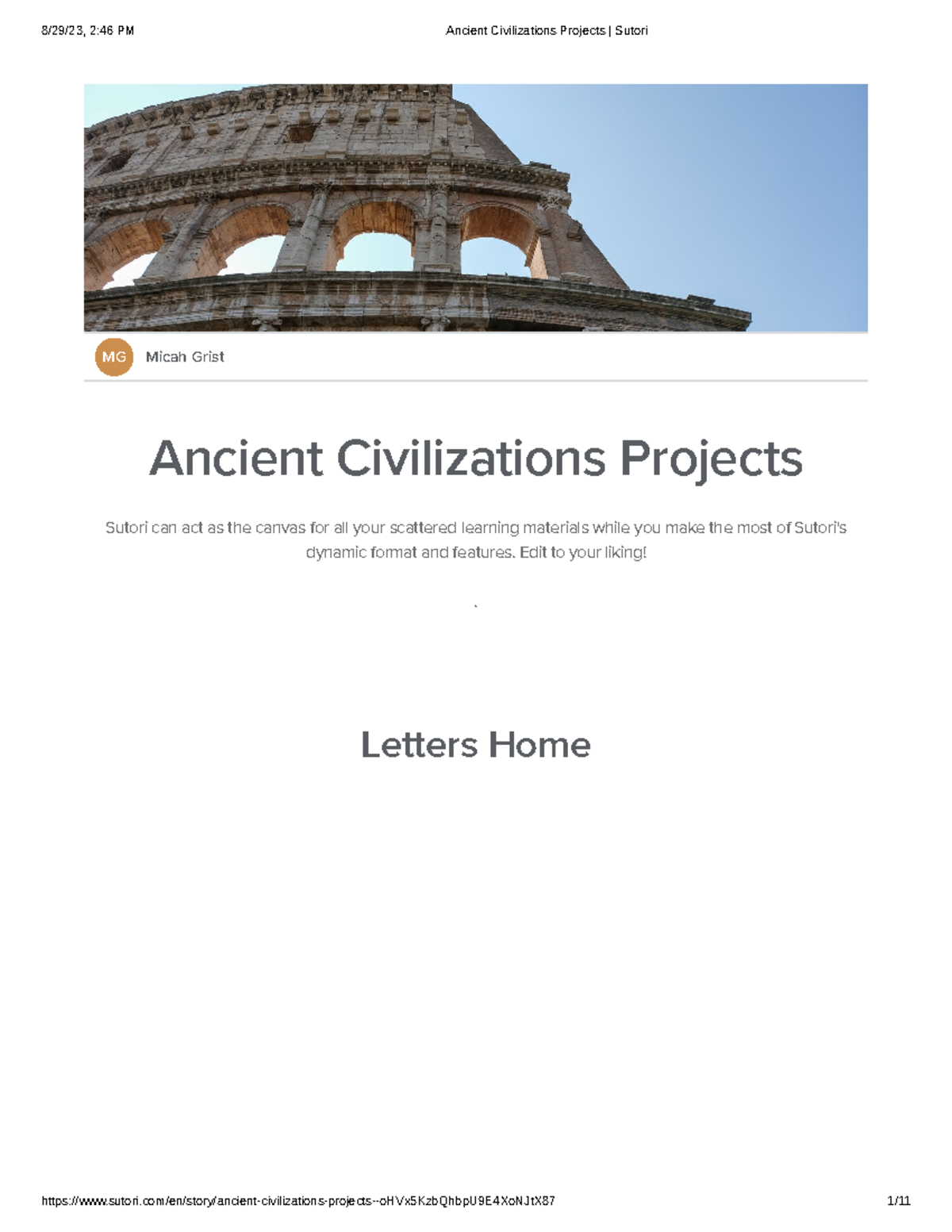 Ancient Civilizations Projects: Nomination Speech for 2023 ESPY-AC ...