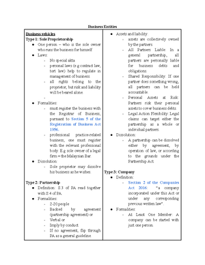 Drafting Sample OF Company'S Constitution - THE COMPANIES ACT 2016 ...
