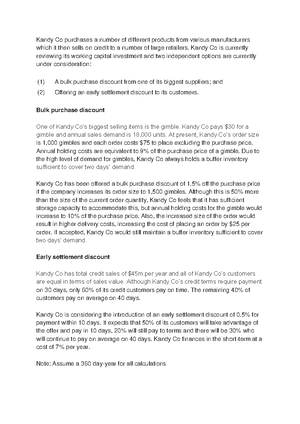ACCA FM Formula Sheet - FM Module - Financial Management (FM) Think ...