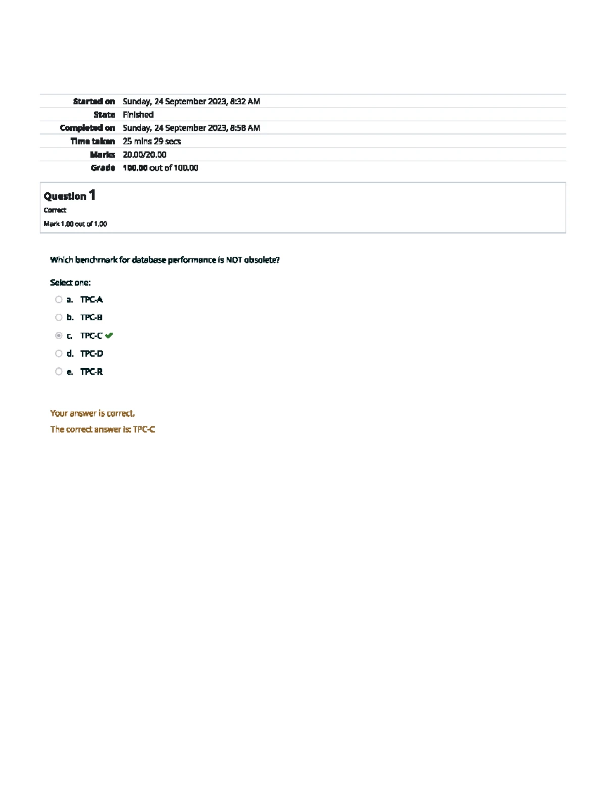 Graded Quiz Unit 6 Attempt review - Started on Sunday, 5 March 2023, 4:01 AM State Finished ...