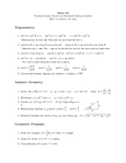 Math 134 - UAlberta - Calculus for the Life Sciences I - Studocu
