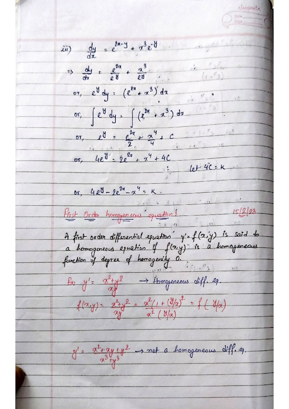 Assignment 1 - Differential Equations in Engineering Math II (MTH11502 ...