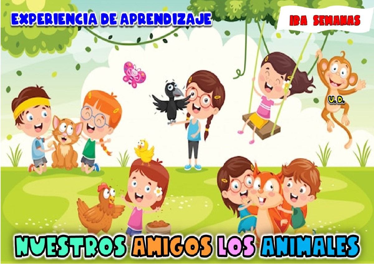 Aprendamos Sobre Nuestro Amigos LOS Animales 1RA Semana - Experiencia ...