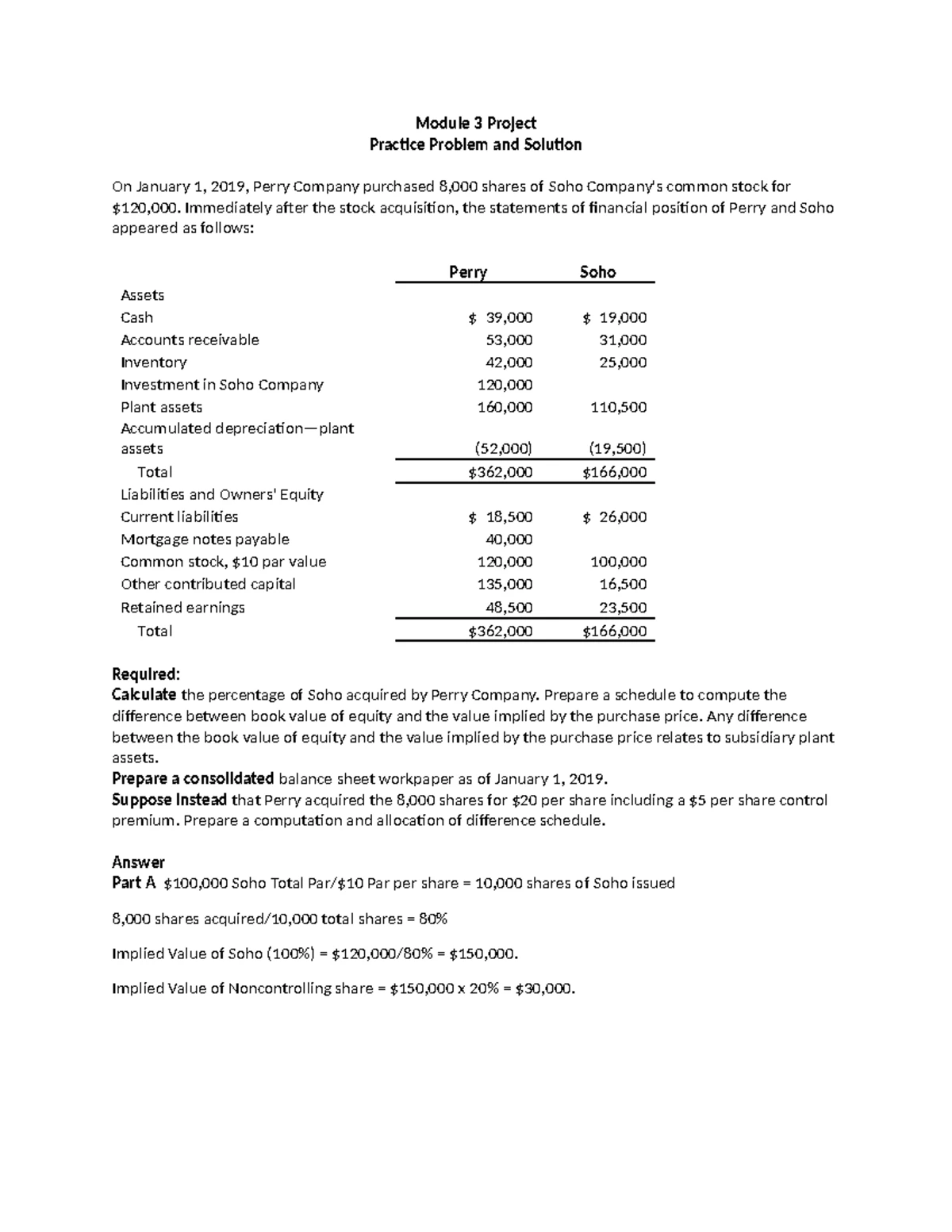 Module 5 Practice Problem & Solution: Currency Translation Effects - Studocu