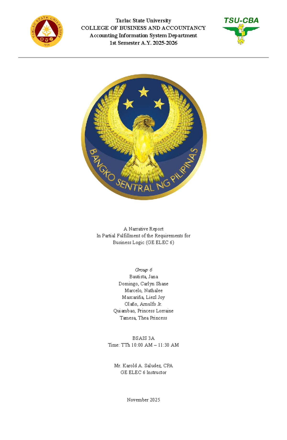 Bangko Sentral ng Pilipinas (BSP) Overview and Regulations - BUS 101 ...