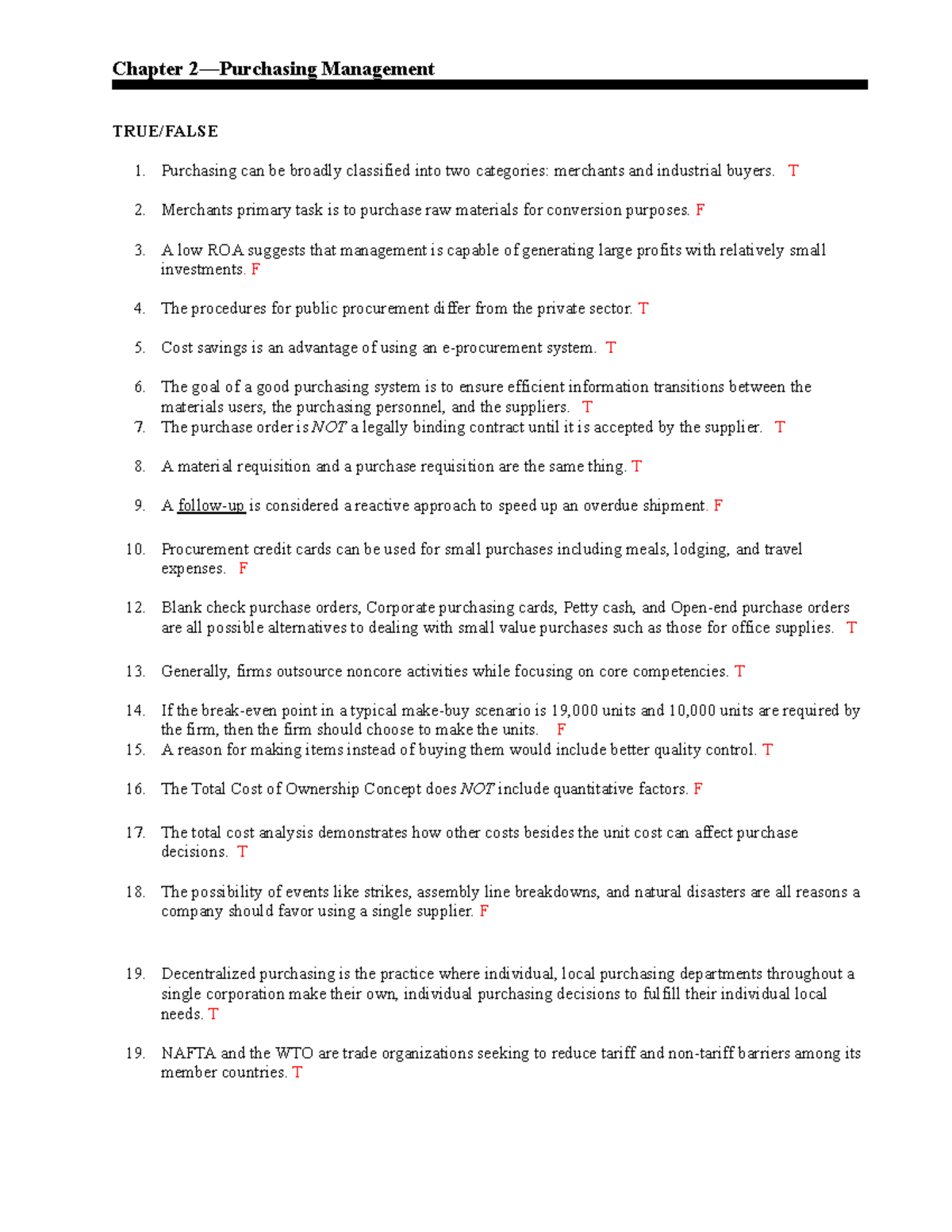C2-Purchasing-Management-Study-Notes-True-False-MC-SAA-2023 - Studocu
