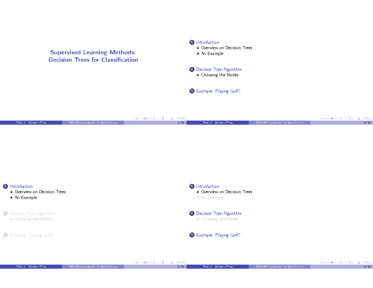 Supervised Learning Methods Decision Trees for Classification ...