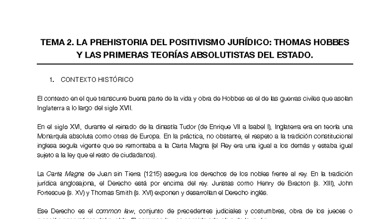 Apuntes de Filosofía del Derecho: TEMA 2 - Positivismo Jurídico y ...