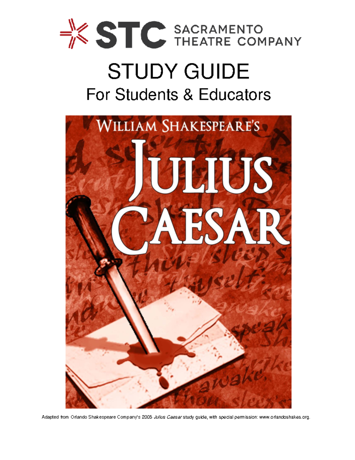 Julius-Caesar-Study-Guide - STUDY GUIDE For Students & Educators ...