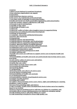 Unit 10 sociology assignment complete - Unit 10: Sociological ...