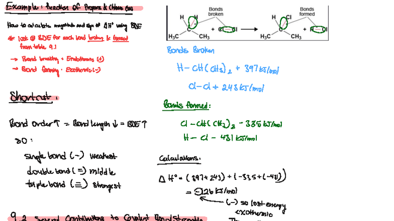 Gen Chem 1: Unit 3 Notes on Bond Energies and Hybridization - Studocu