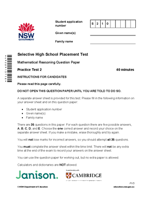 ATAR Mathematics Applications Units 1 & 2 Exam Notes - Version 3.0 ...