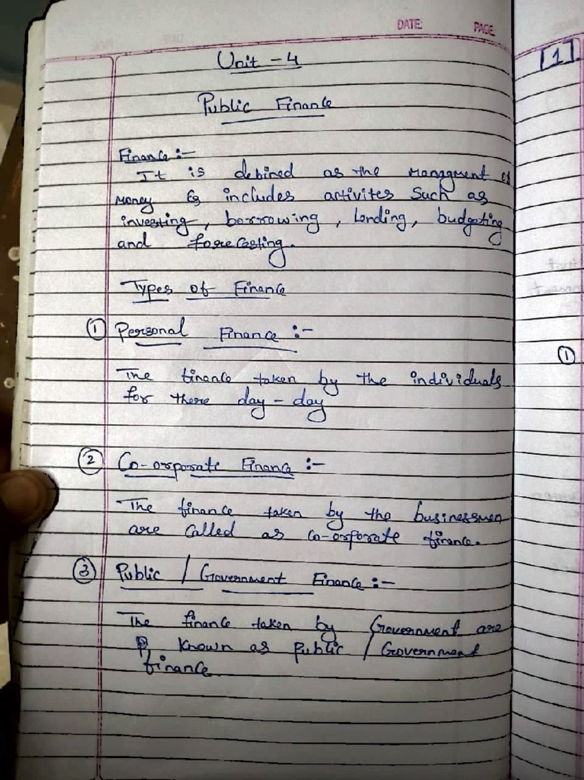 Public Finance Unit 4 - Simplified Notes for Economics - Studocu