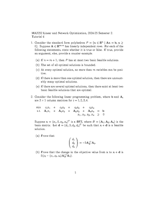 Tutorial 3 sols - 1(a) (i) The first set is a quarter circle in the ...