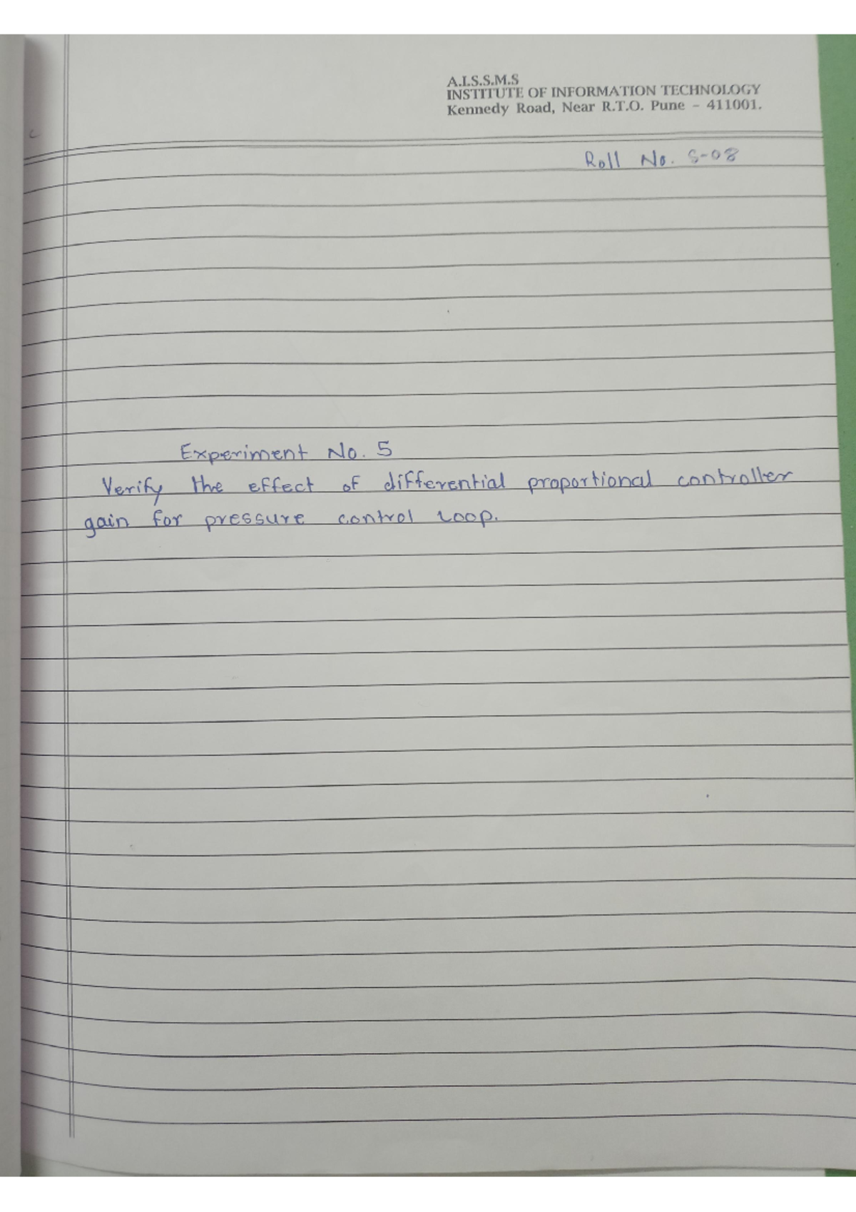 PCLC 5 & 8 - Effects of Proportional Control & Valve Characteristics ...