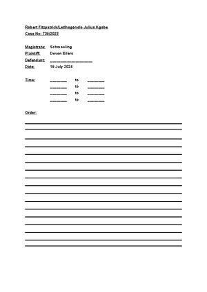 How to Write a Settlement Proposal - How to Write a Settlement Proposal ...