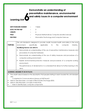 Describe the types of computer systems and associated hardware ...