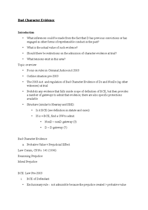 Every particular section of PACE (Police and Criminal Evidence Act 1984 ...