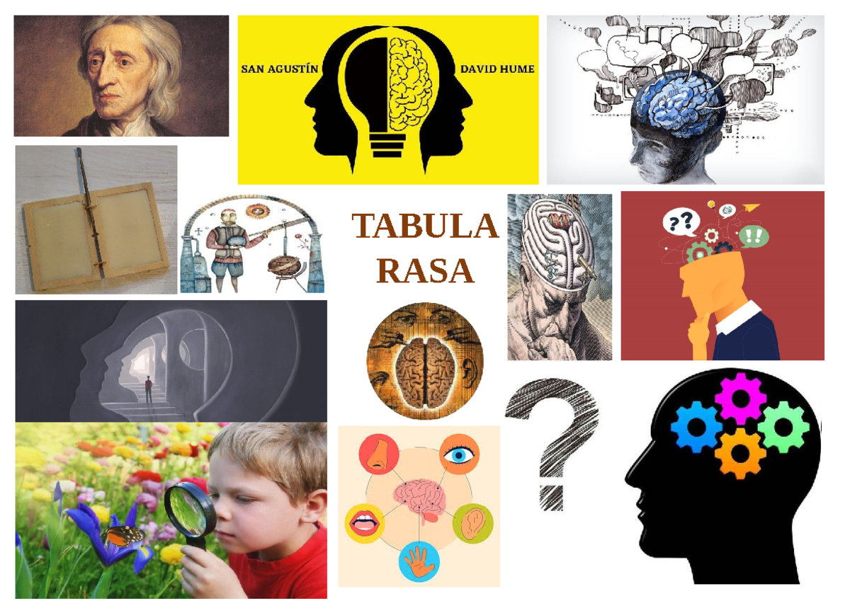 Collage sobre Tabula rasa - Fundamentos filosóficos de la psicología ...