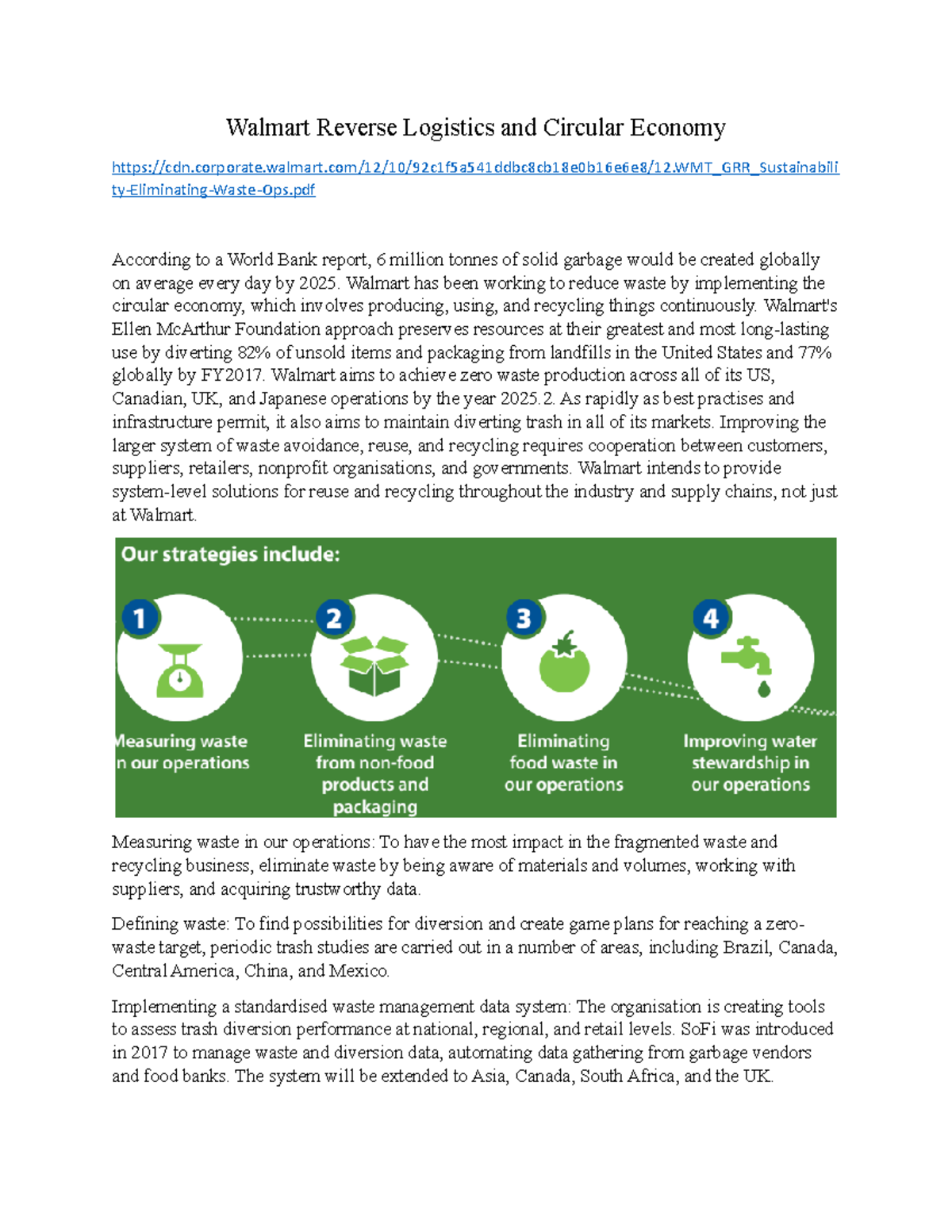 Walmart's Circular Economy & Reverse Logistics Strategy (WMT Analysis ...