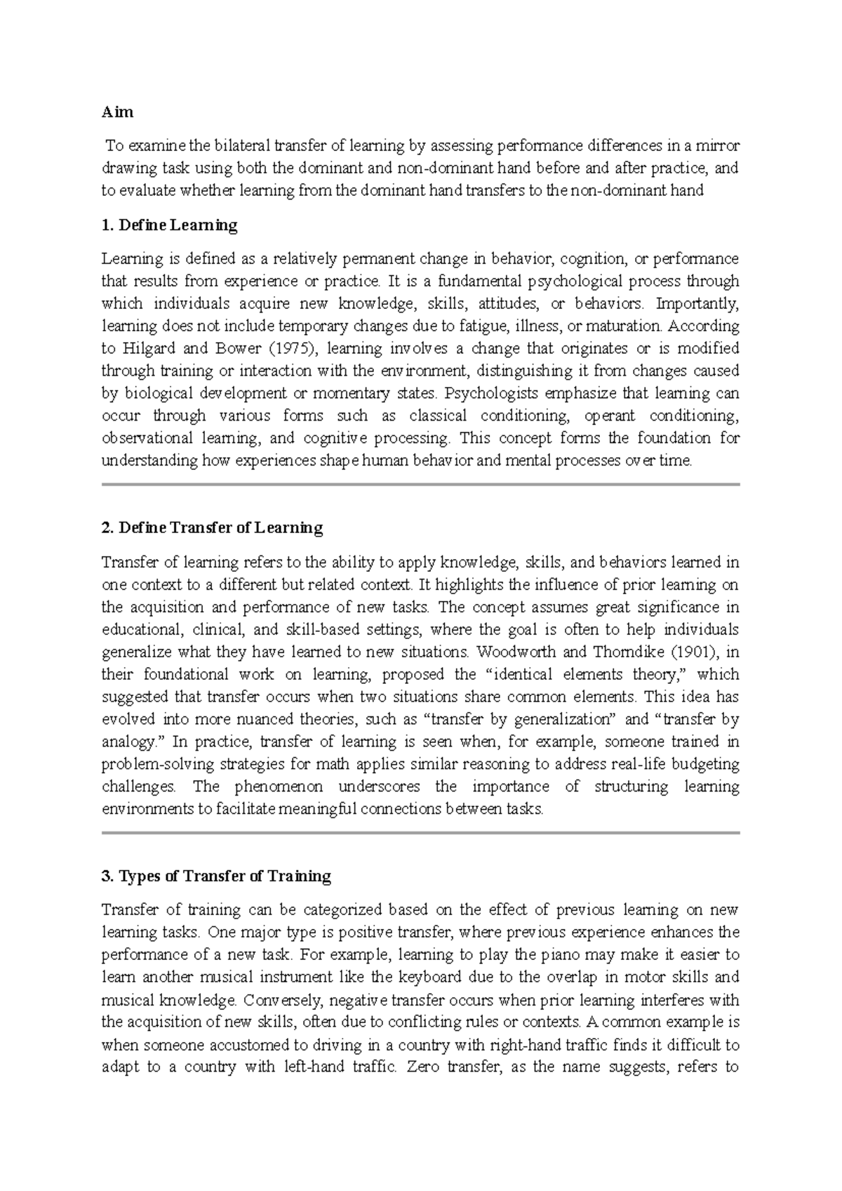 BL 1st Draft - Exploring Bilateral Transfer in Mirror Drawing Tasks ...