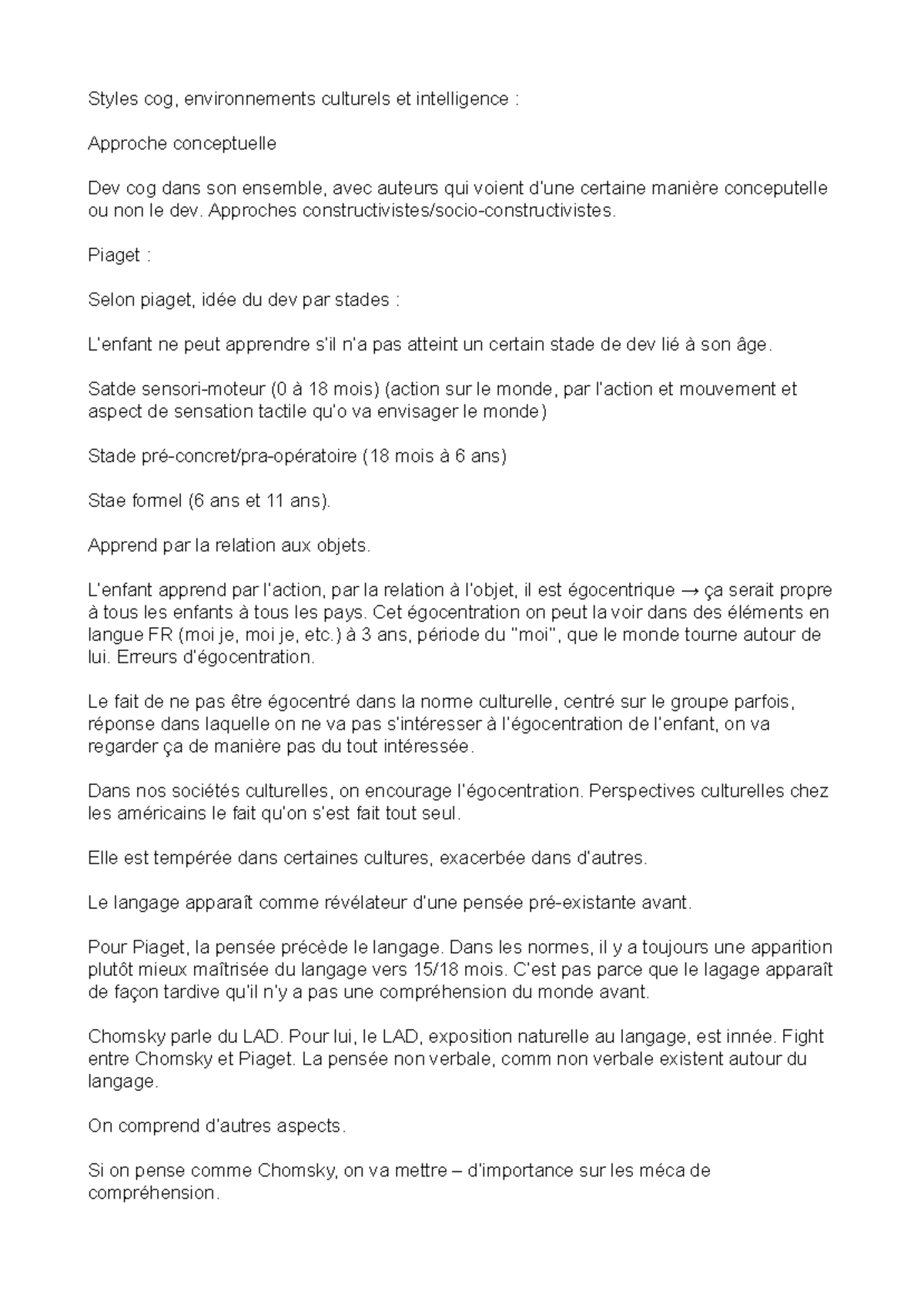 Ue 11 Salinas Agnes - Styles cog, environnements culturels et ...