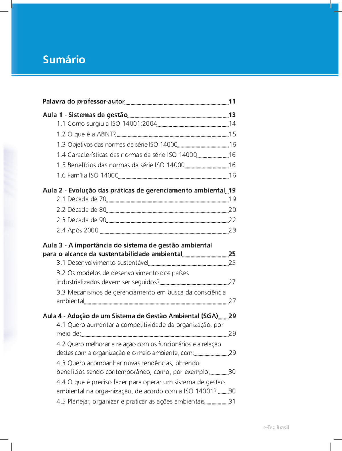 Sistemas de Gestão Ambiental: Introdução à NBR ISO 14001 e Práticas ...