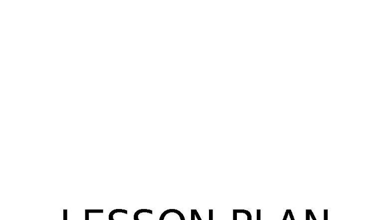 LESSON PLAN: Outdoor Activities for Beginners (30 min) - Studocu