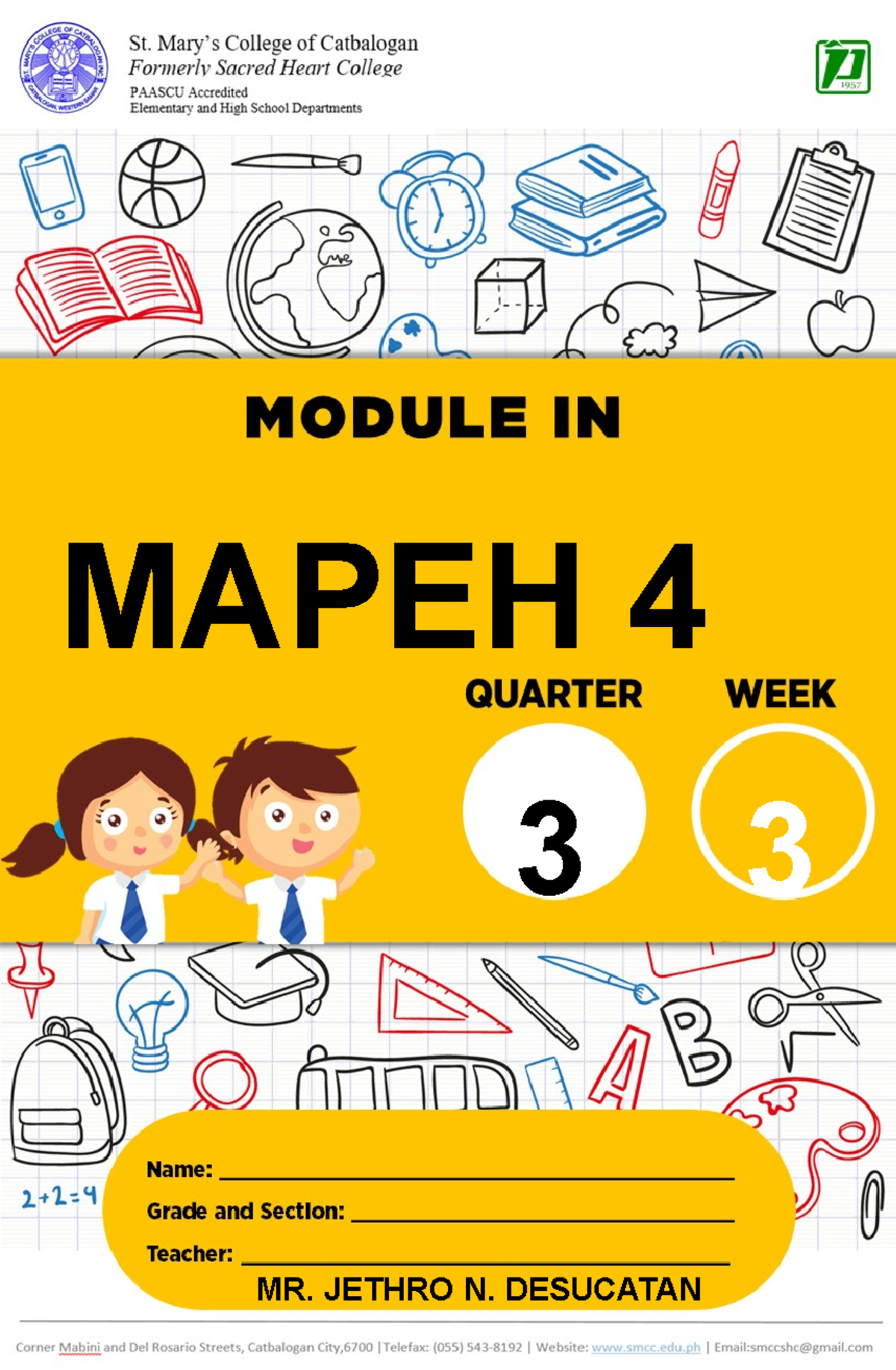 G4 MAPEH 4 - 3rd Quarter Learning Modules on Printmaking Techniques ...