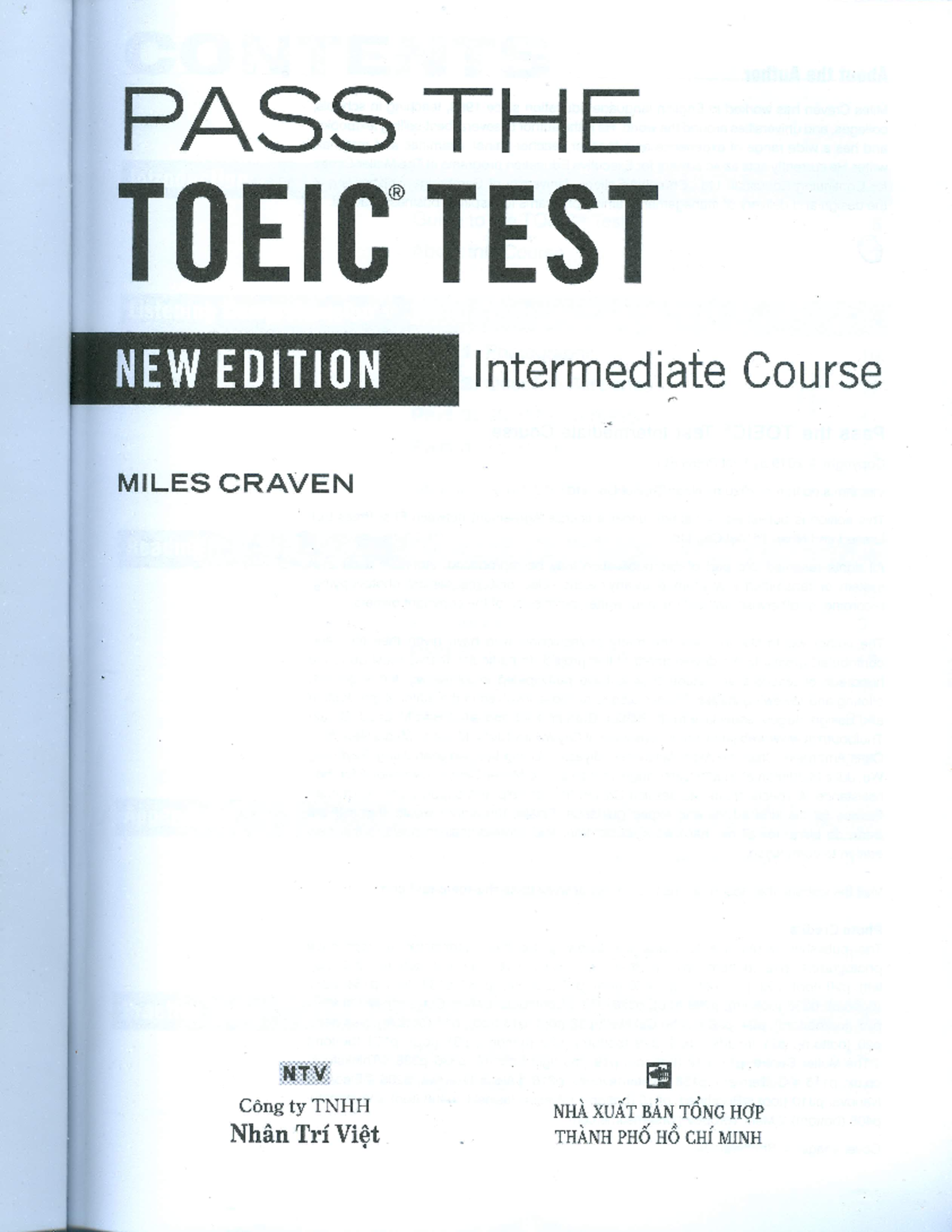 PASS THE TOEIC TEST - Intermediate Course - PART 1 Photo Analysis - Studocu
