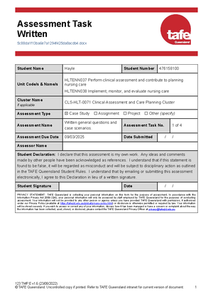 [Solved] Quality Area 3 Physical Environment strengths - Diploma of ...