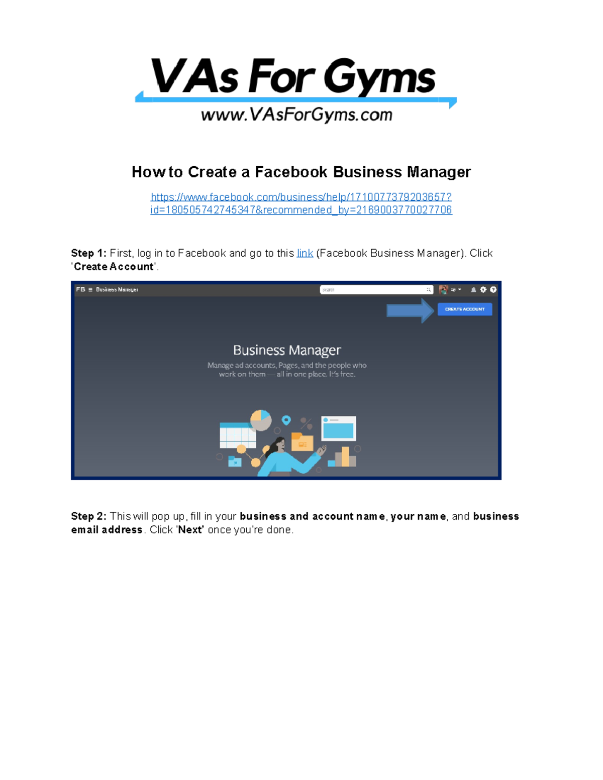 How to Create a Facebook Business Manager - How to Create a Facebook ...