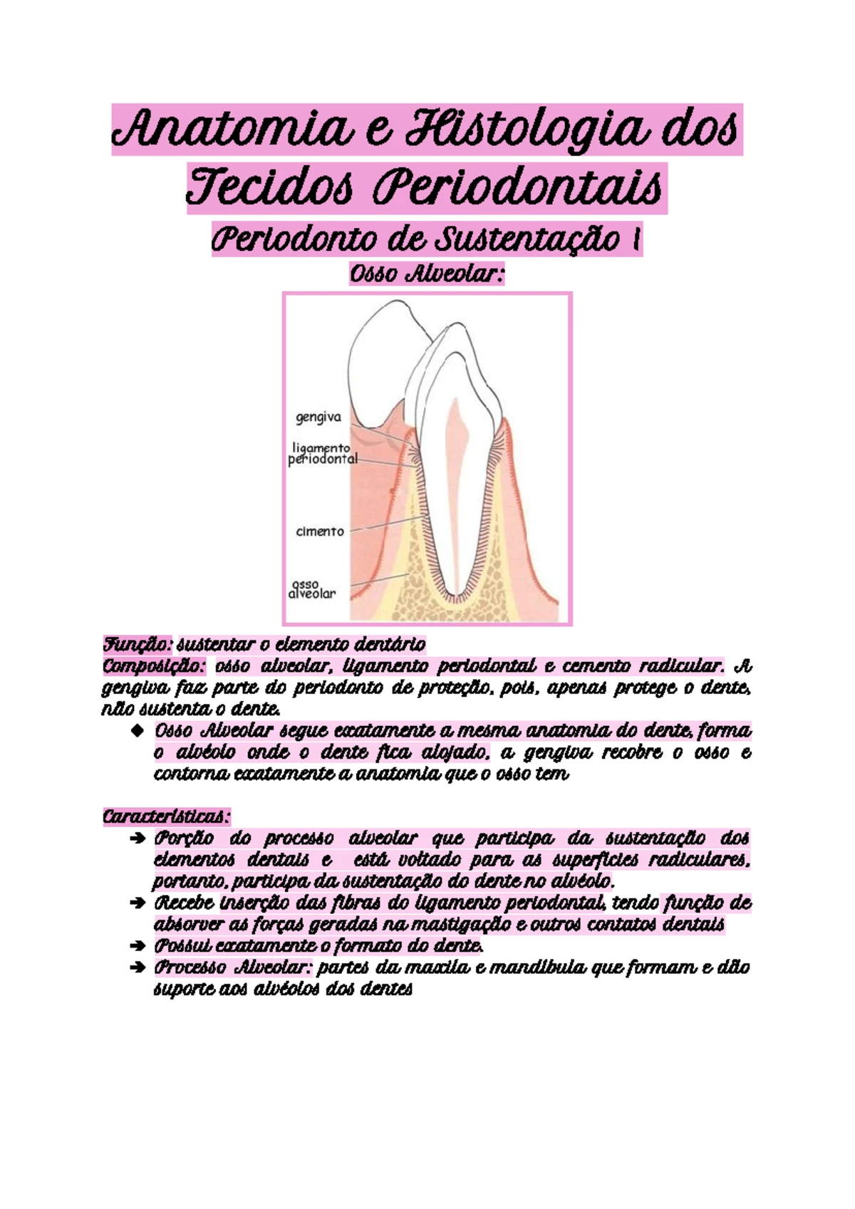 Resumo Prático de Periodontia - Prova Perio - Studocu