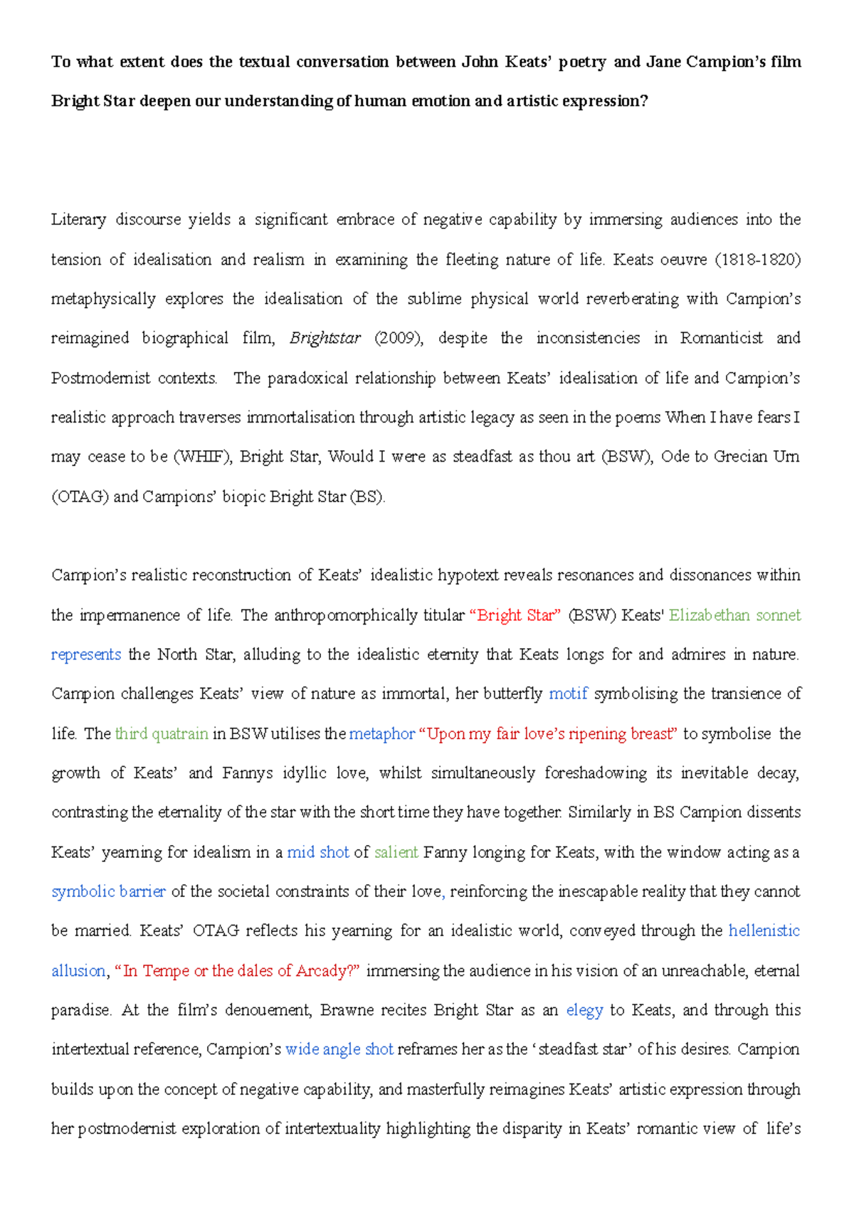 Module A Textual Conversations Response To What Extent Does The