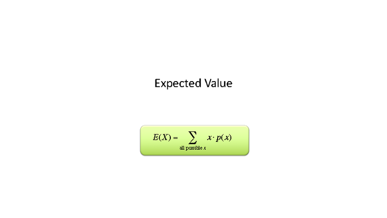Rand Var 1: Expected Value of Square X - Lecture Notes - Studocu