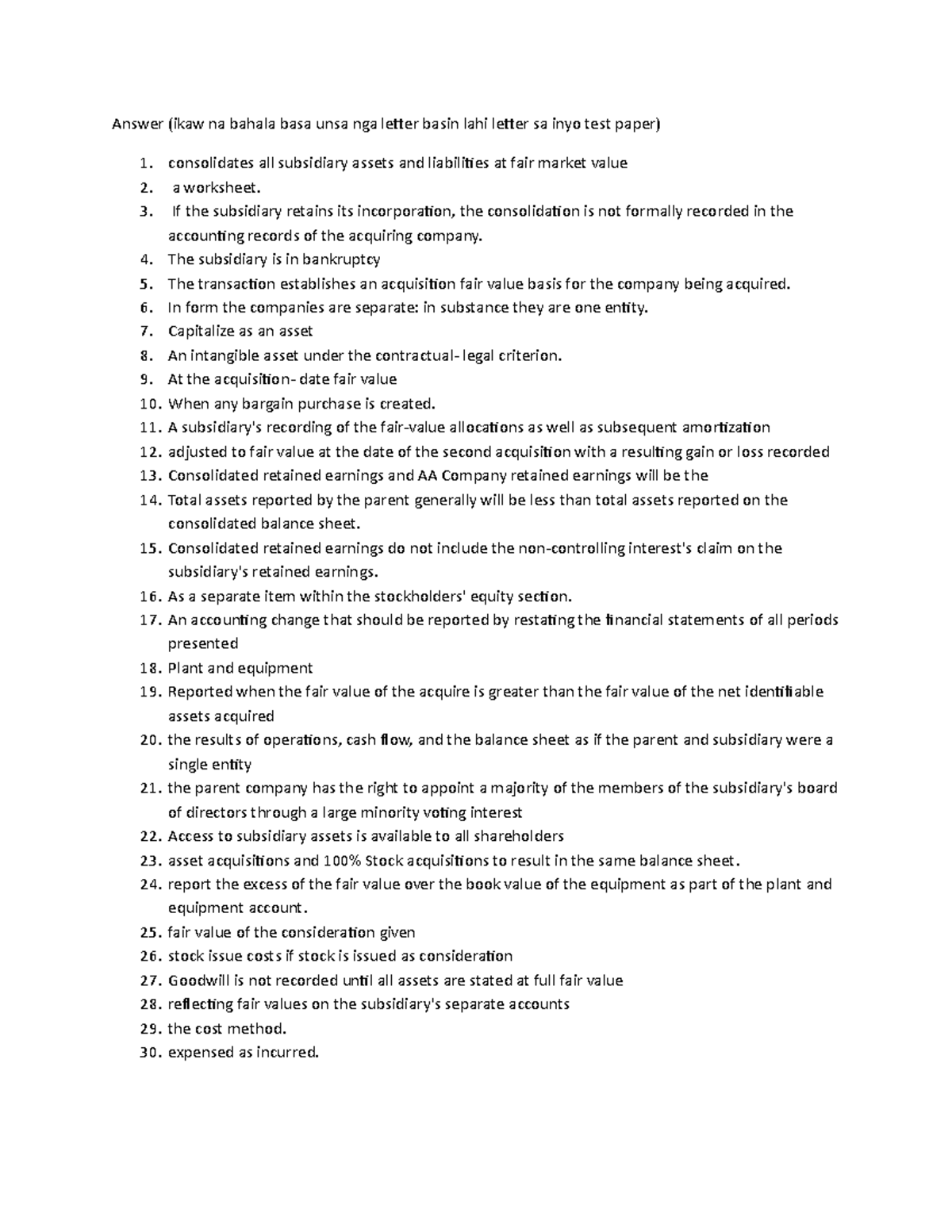 Answer - sadfasdf - Answer (ikaw na bahala basa unsa nga letter basin ...