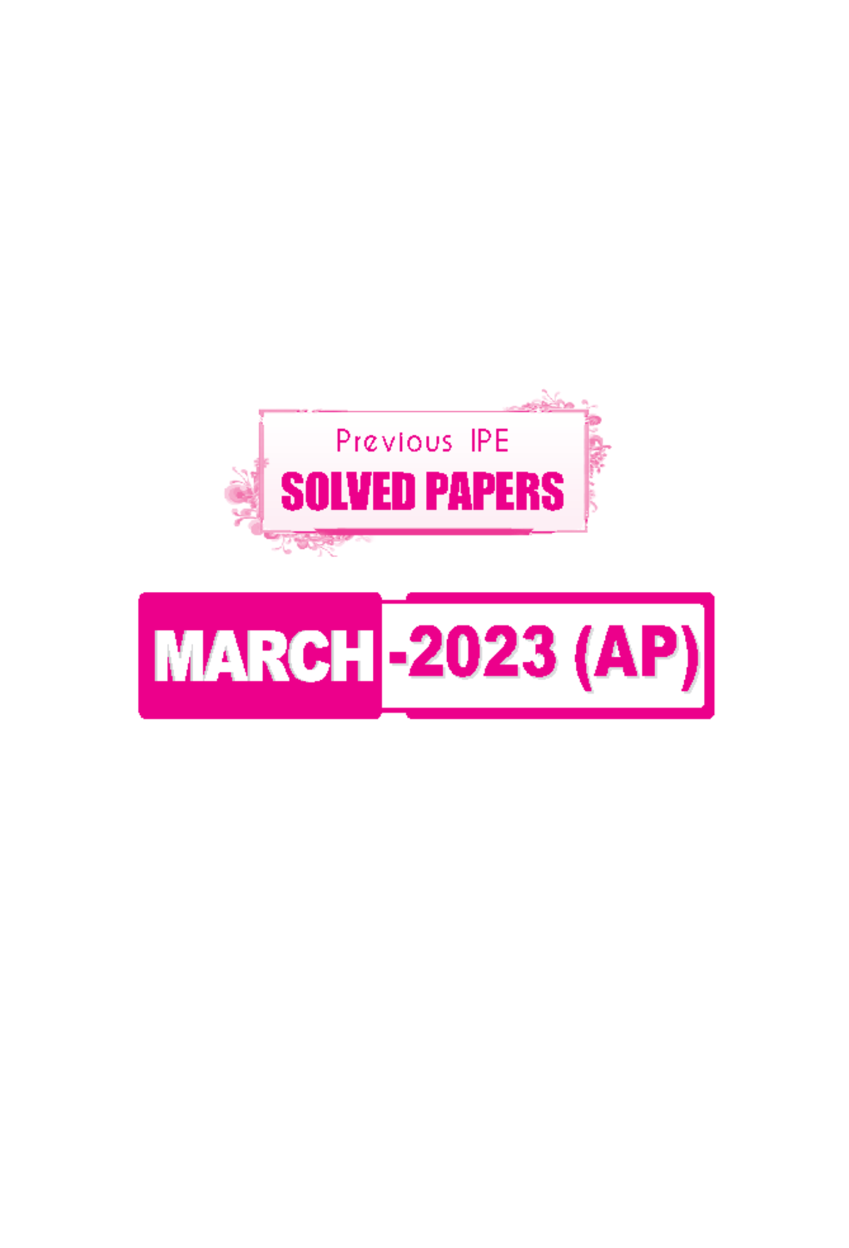AP IPE 2023 SR BOTANY SOLVED PAPER 2 & 4 REVIEW - Studocu