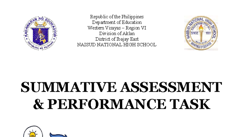 Summative Assessment Performance Task: Edukasyon sa Pagpapakatao 9 Q3 ...