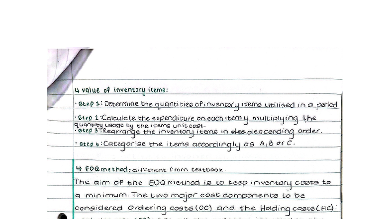 OBS210 Summary Notes for Chapters 5-9 in Business Management - Studocu