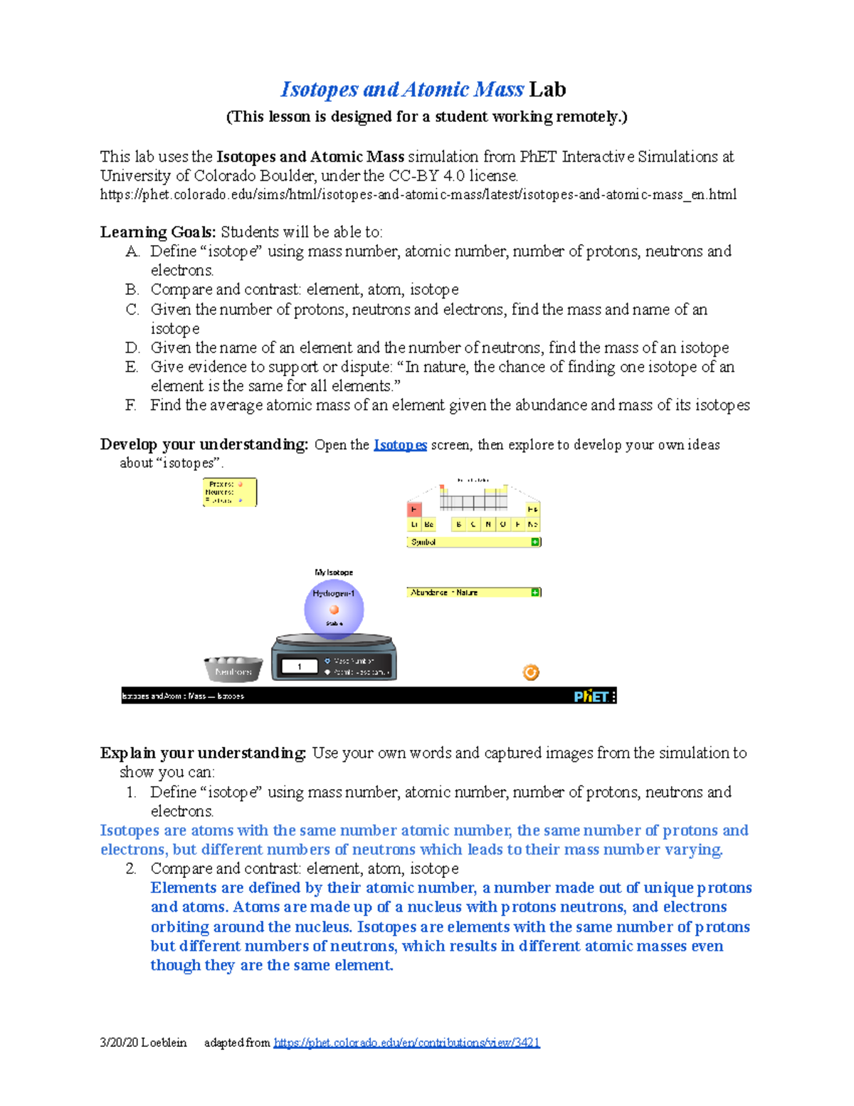 Copy%20of%20Isotope Student directions Remote Lesson%20 - Isotopes and ...