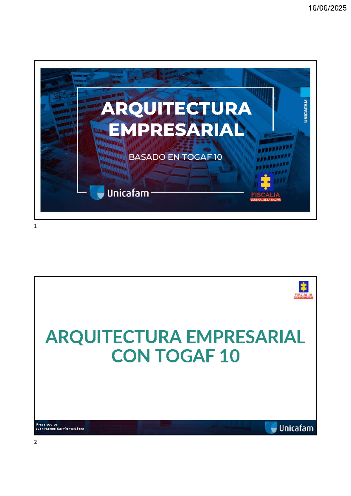 ADM Fase A: Visión de Arquitectura - Especificaciones y Objetivos - Studocu