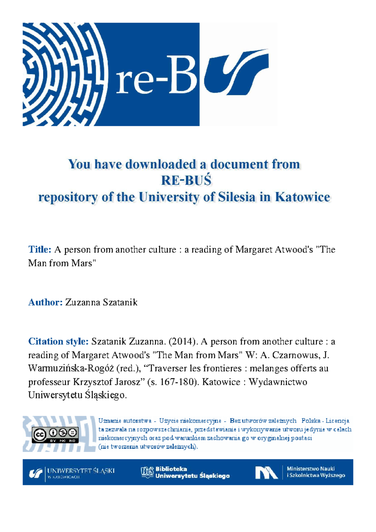 Analysis of "The Man from Mars" - Postcolonial Perspectives - Studocu