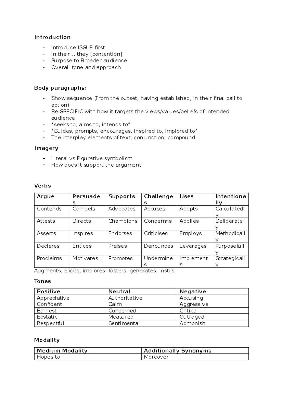 Checklist for High-Scoring Essays: Strategies & Techniques - Studocu