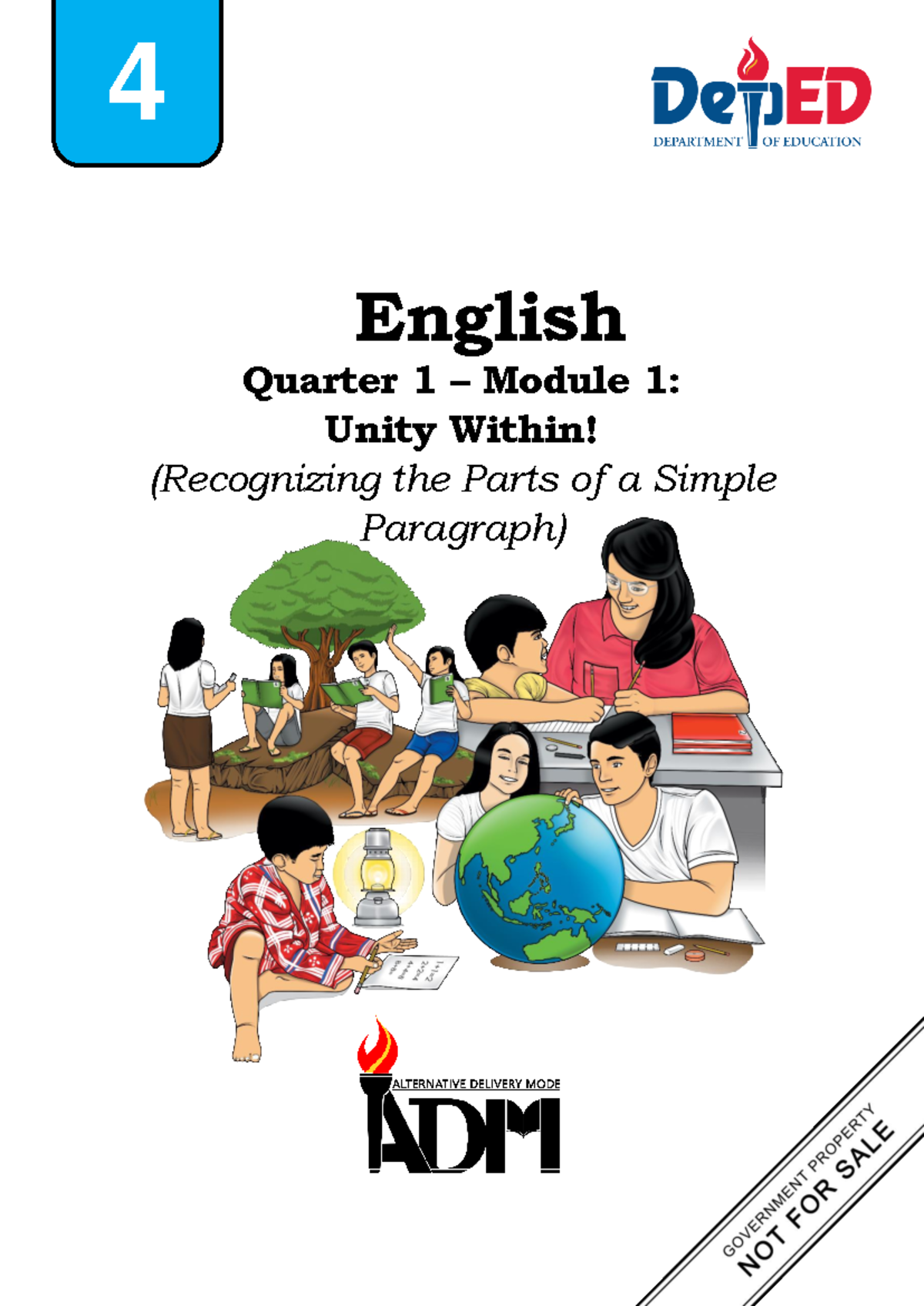ENG4M1 English Quarter 1 – Module 1: Unity Within! - English Quarter 1 ...