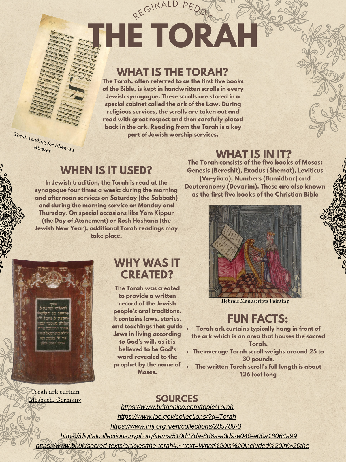 The Torah - THE TORAH britannica/topic/Torah RE GI NALD PED DY WHAT IS ...