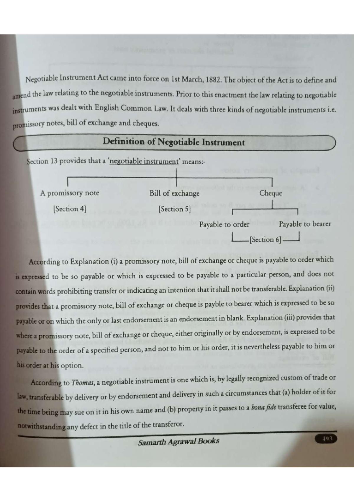 NI ACT Notes: Understanding the Negotiable Instruments Act, 1881 - Studocu