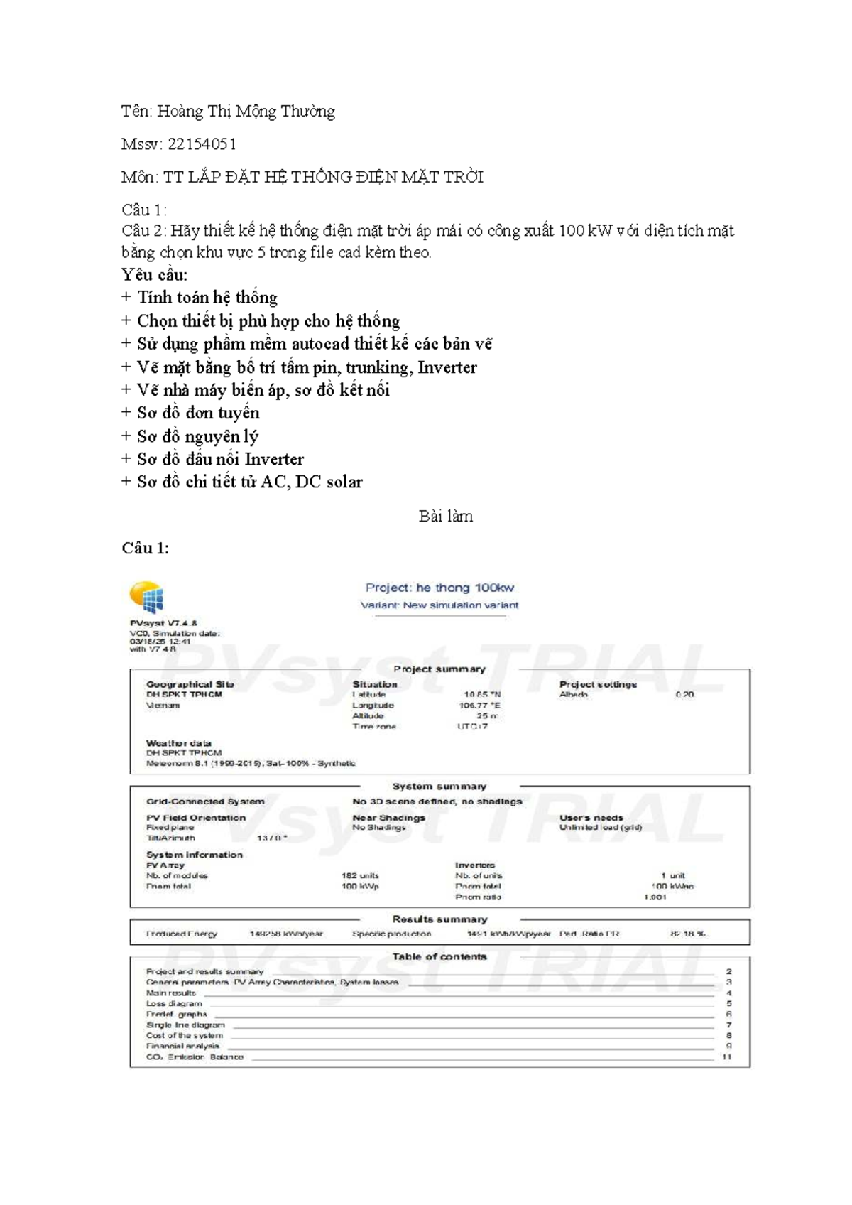 Hệ thống 100k Wp Hoang Thi Mong Thuong - Tên: Hoàng Thị Mộng Thường ...