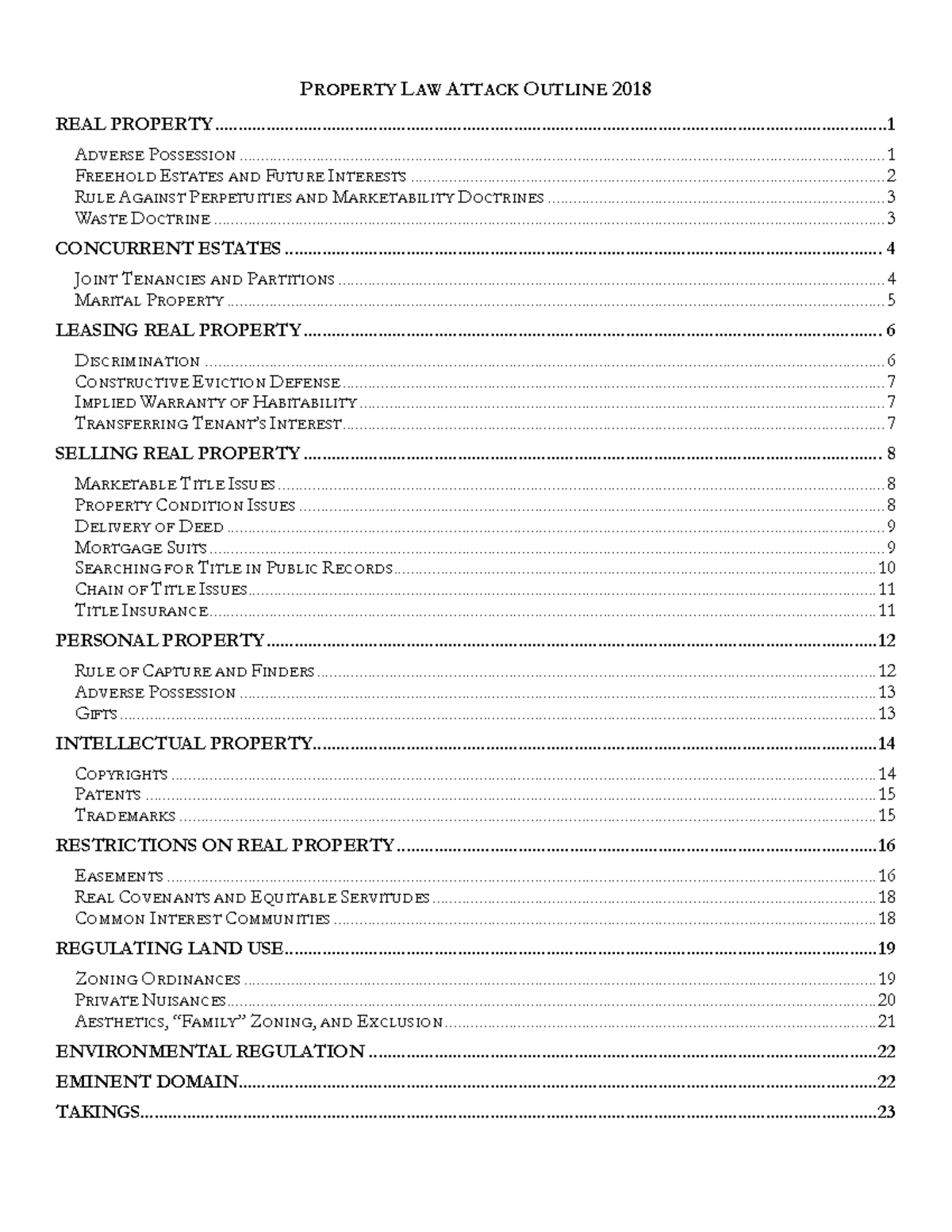 Property Law Overview: Essential Flowcharts and Concepts - Studocu